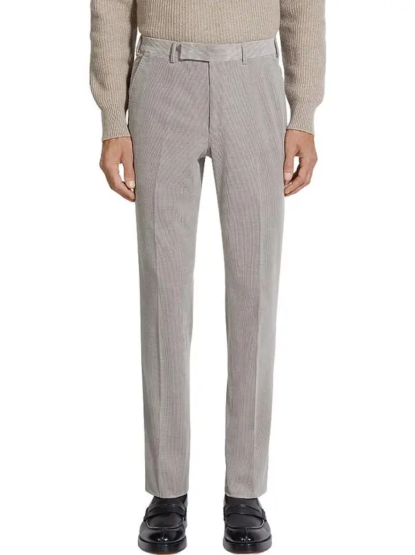 Zegna Cashco Corduroy Trousers - Light Taupe