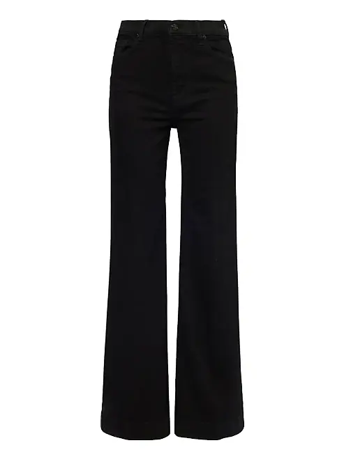 7 For All Mankind Modern Dojo Flared-leg High-rise Jeans - Soho Night