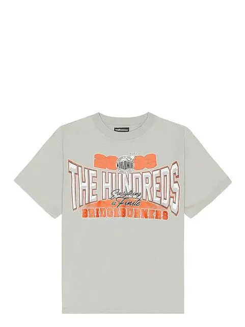 THE HUNDREDS Finite Champs Tee In Grey - Vintage Grey