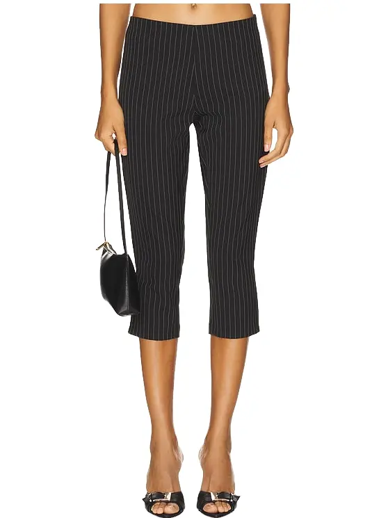 Lioness Leo Capri - Onyx Pinstripe
