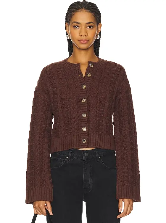 Tularosa Hunter Cardigan - Brown