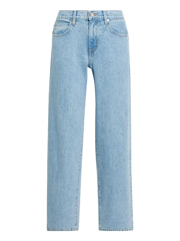 SLVRLAKE Tess High-rise Straight-leg Jeans - Light Denim
