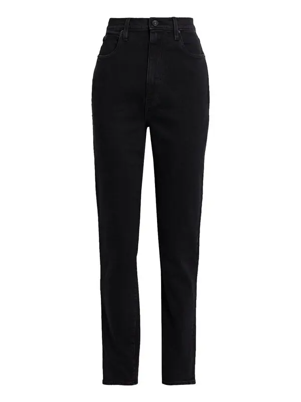 SLVRLAKE Beatnik High-rise Slim-leg Jeans - Black