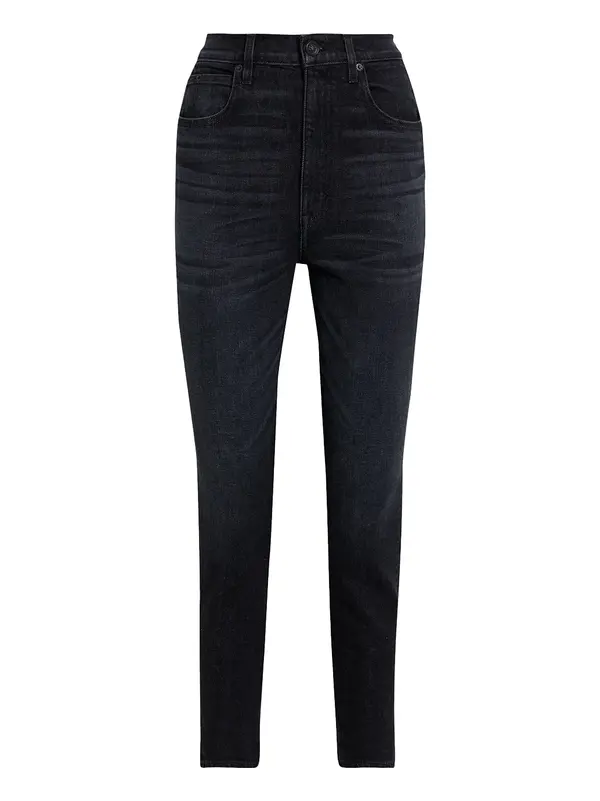 SLVRLAKE Beatnik High-rise Slim-leg Jeans - Black