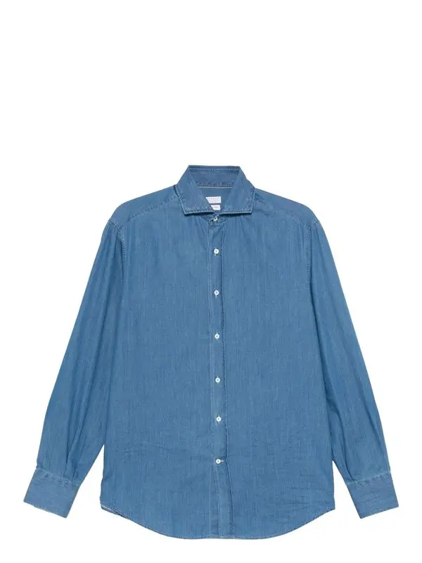 Brunello Cucinelli Denim Shirt - Blue
