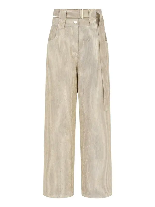 STUDIO TOMBOY Corduroy Trousers - Neutrals