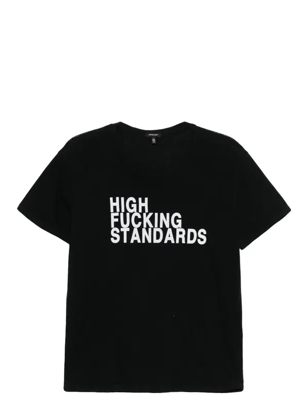 R13 High F Standards Boy T-shirt - Black