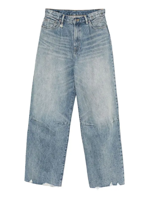 R13 Wayne Wide-leg Jeans - Blue