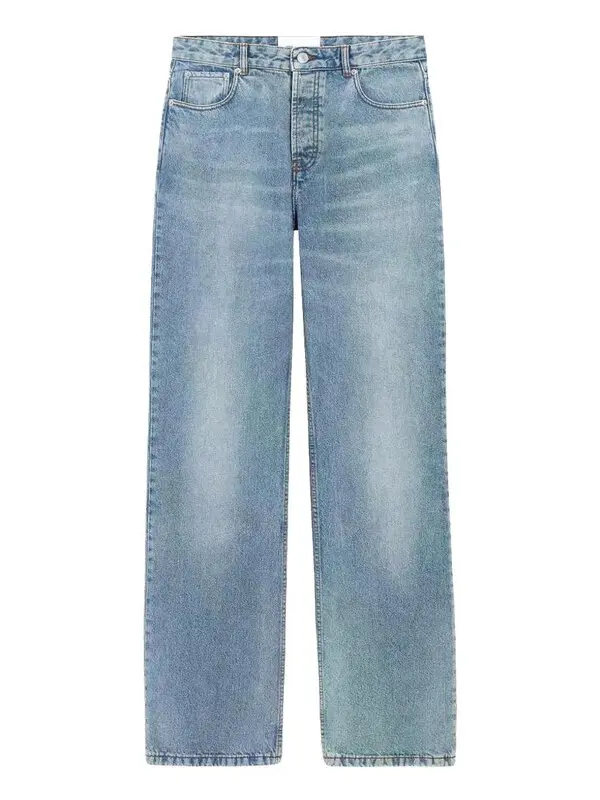 Ami Wide-leg Jeans - Blue