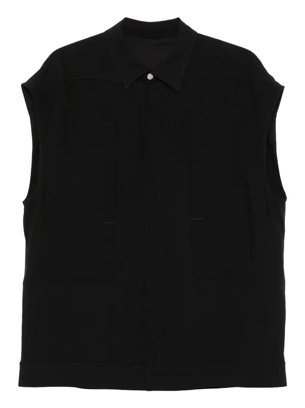 Rick Owens Jumbo Shirt - Black