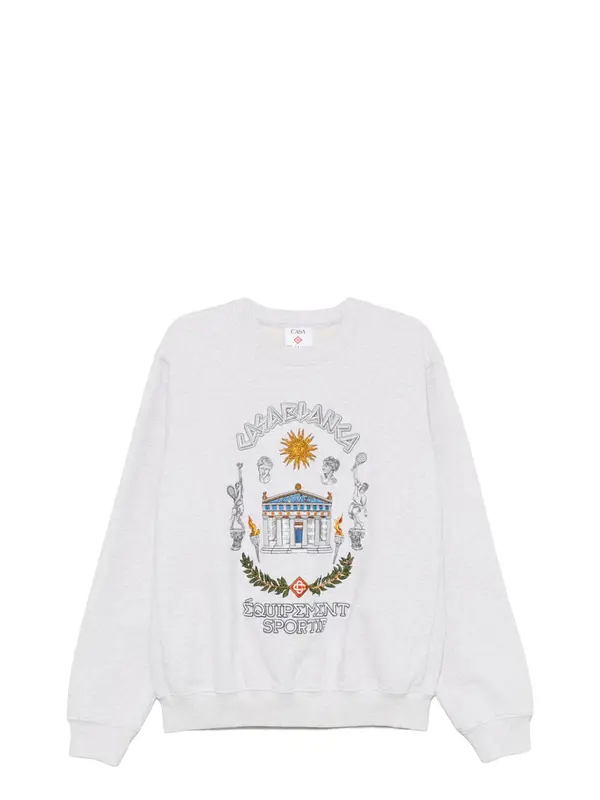 Casablanca Le Temple Du Sport Sweatshirt - Grey