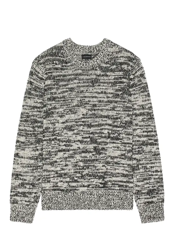 Club Monaco Marl Slub Crew Sweater - Beige Multi