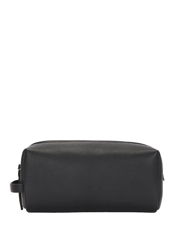 THE ROW Clovis Toiletry Pouch - Black Ans