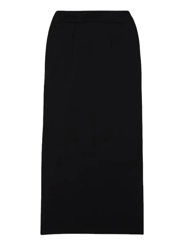 Dolce & Gabbana Ponte Midi Skirt - Black