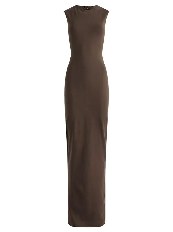 ENTIRE STUDIOS Sleeveless Maxi Dress - Brunette