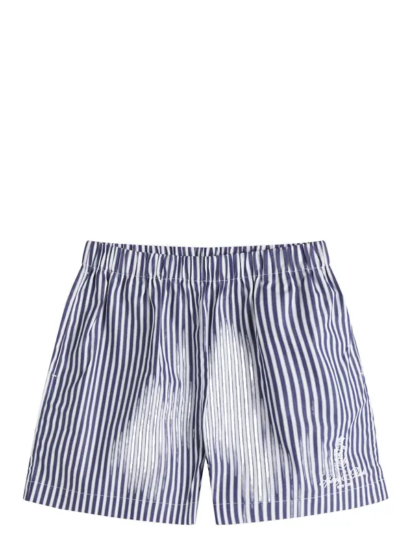 SPORTY & RICH Vendome Boxer Shorts - Navy Stripe