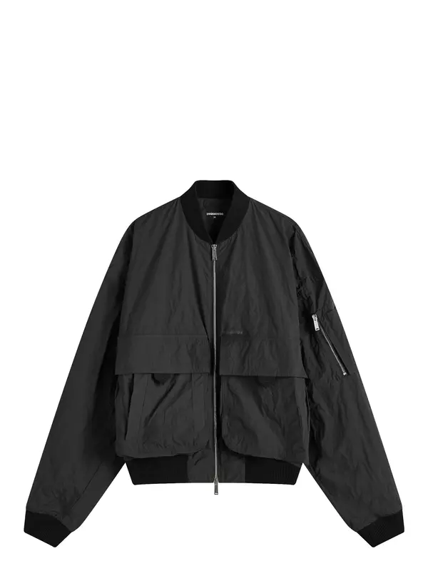 Dsquared2 Superlight 80's Bomber Jacket - Black