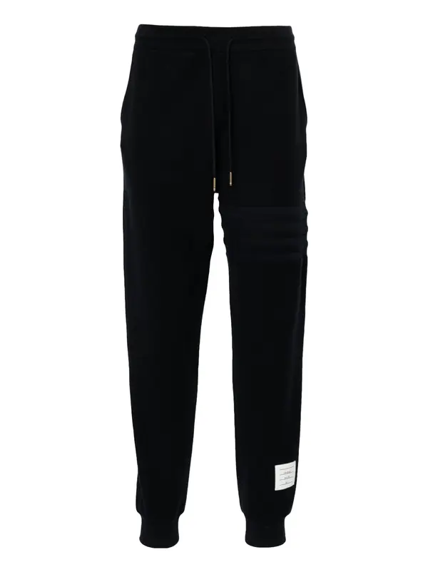 Thom Browne 4-bar Stripe Cotton Track Pants - Blue