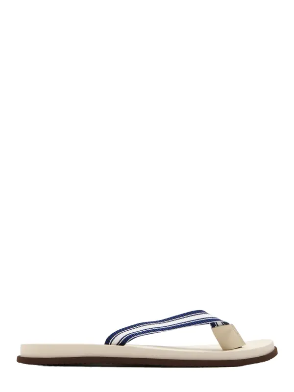 Brunello Cucinelli Grosgrain Flip Flops - Blue