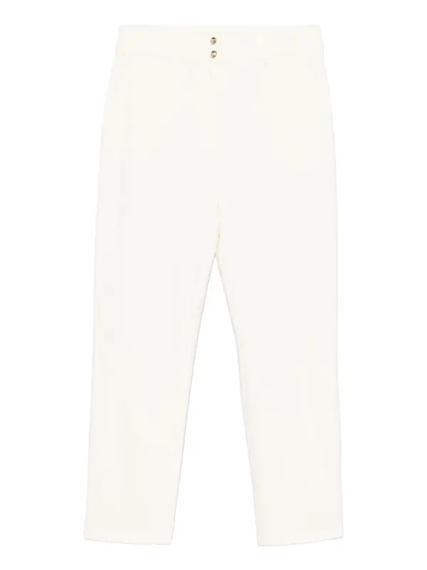 Liu Jo Logo-plaque Trousers - Neutrals