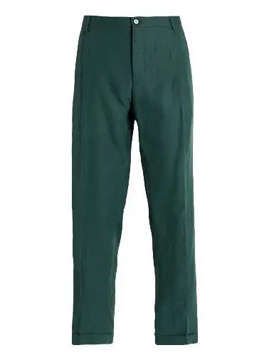 Dolce & Gabbana Linen Tailored Pants - Green