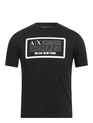 Armani Exchange T-shirt Bright Size Cotton - Black