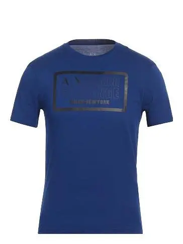 Armani Exchange T-shirt Bright Size Cotton - Blue