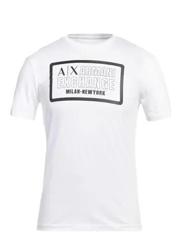 Armani Exchange T-shirt Bright Size Cotton - White