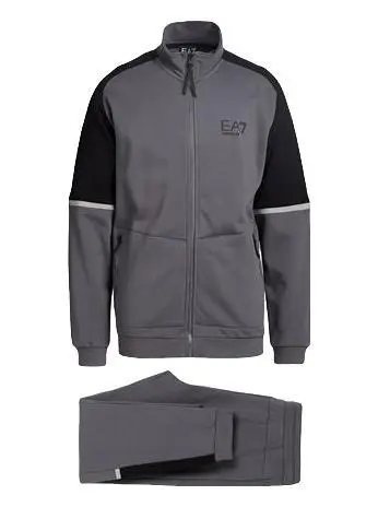 EA7 Tracksuit Lead Size Cotton, Polyester, Elastane - Grey