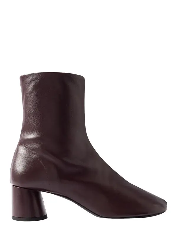Proenza Schouler Glove Leather Ankle Boots - Burgundy