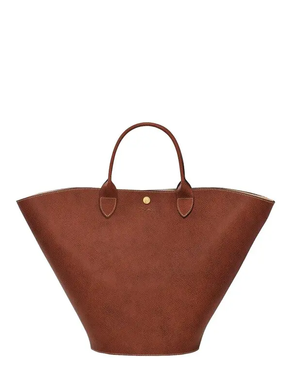 Longchamp Extra Large Épure Leather Tote - Brown