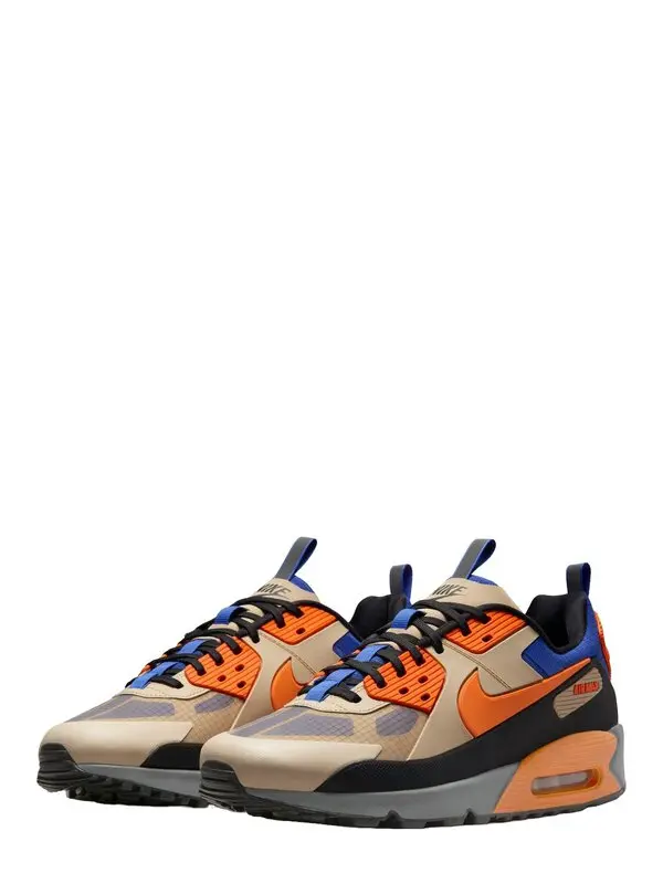 Nike Max 90 Drift Sneakers - Rattan/ Bright Mandarin/ Royal