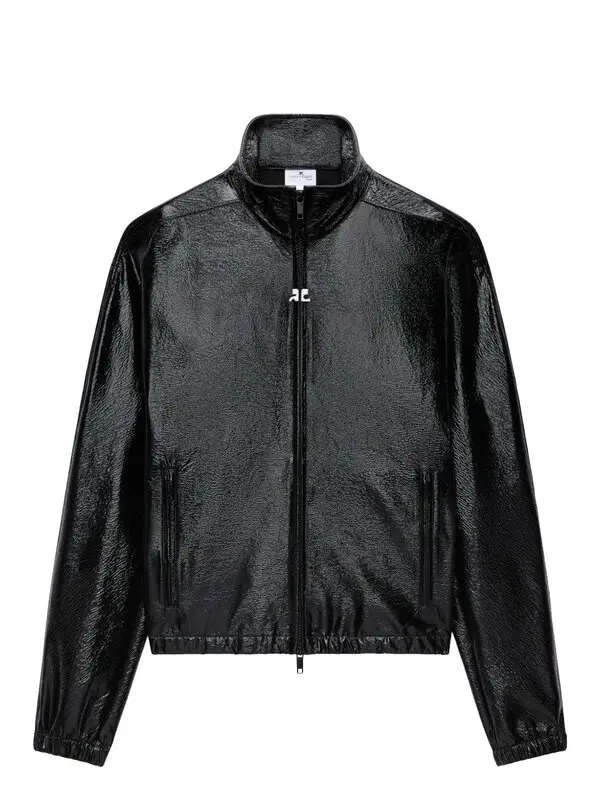 COURREGES Vinyl Jacket - Black