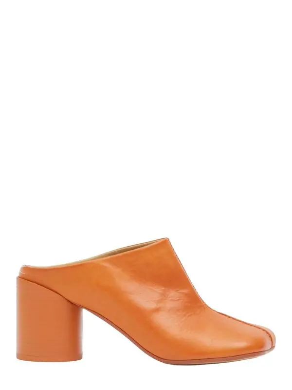 MAISON MARGIELA Anatomic-toe Leather Mules - Orange