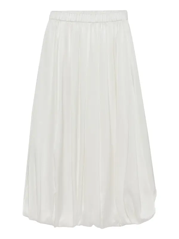 ENFOLD Pleated Skirt - White