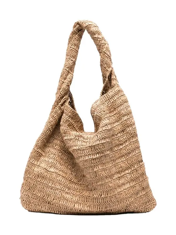 P.a.r.o.s.h Raffia Tote Bag - Neutrals