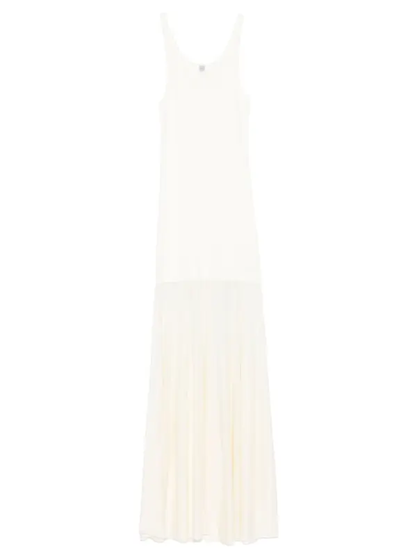 TOTÊME Panelled Maxi Dress - White