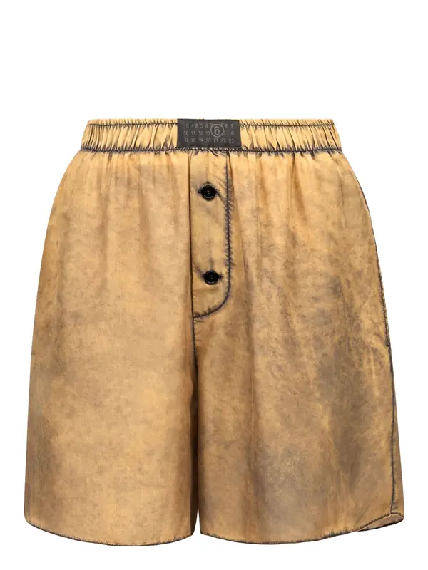 MAISON MARGIELA Distressed-finish Shorts - Neutrals