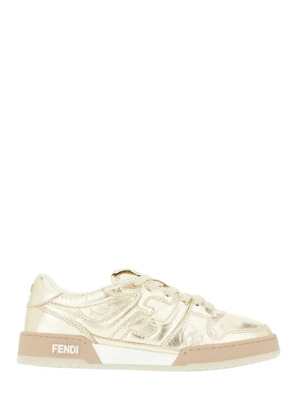 Fendi Match Sneakers - Gold