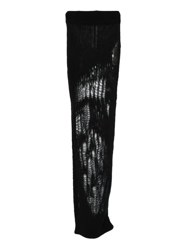 Rick Owens Spider Ziggy Maxi Skirt - Black