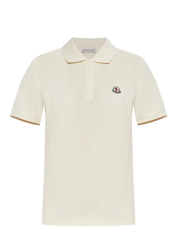 Moncler Polo Shirt - Neutrals