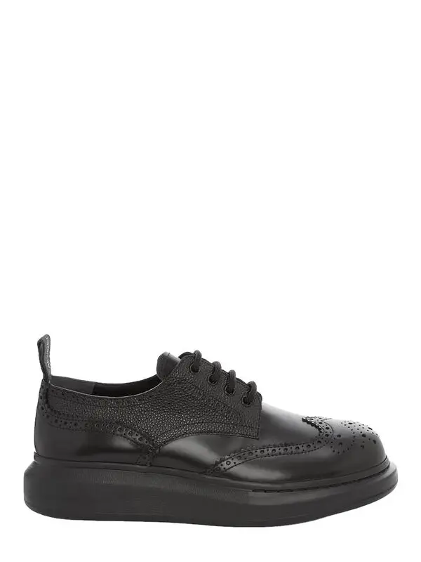 Alexander McQueen Hybrid Lace Up - Black