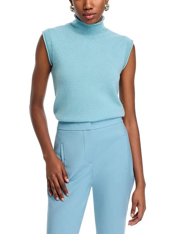 Veronica Beard Mahalia Cashmere Pullover - Sea Glass