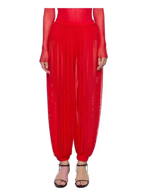 ATU BODY COUTURE Mesh Trousers Set - Red