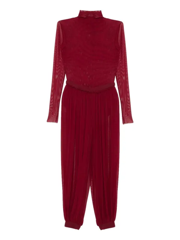 ATU BODY COUTURE Mesh Trousers Set - Red
