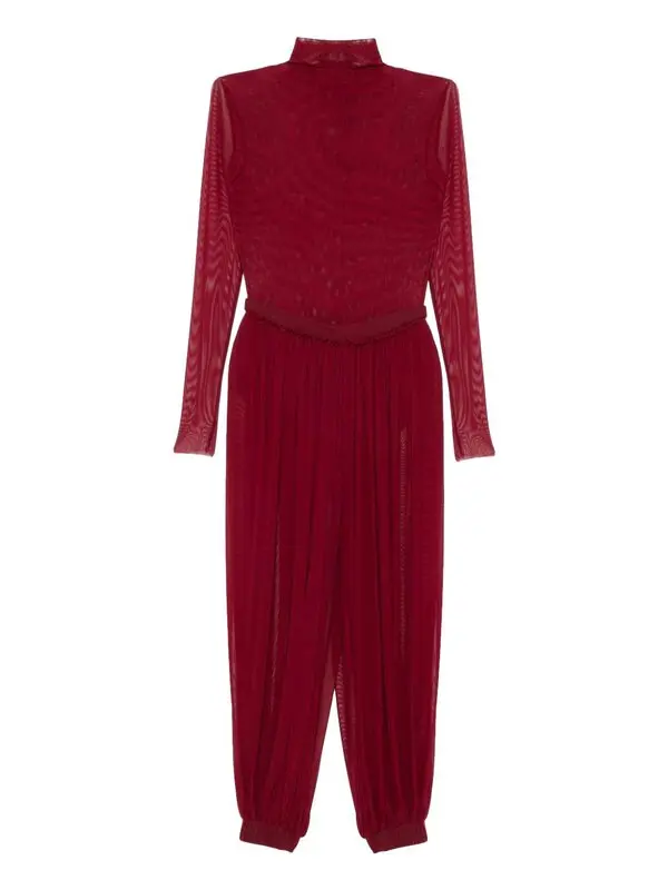 ATU BODY COUTURE Mesh Trousers Set - Red