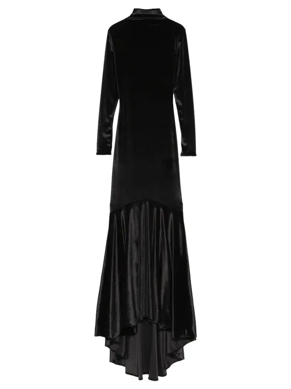 ATU BODY COUTURE Velvet Maxi Dress - Black