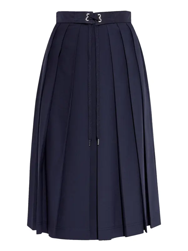 Moncler Pleated Midi Skirt - Blue