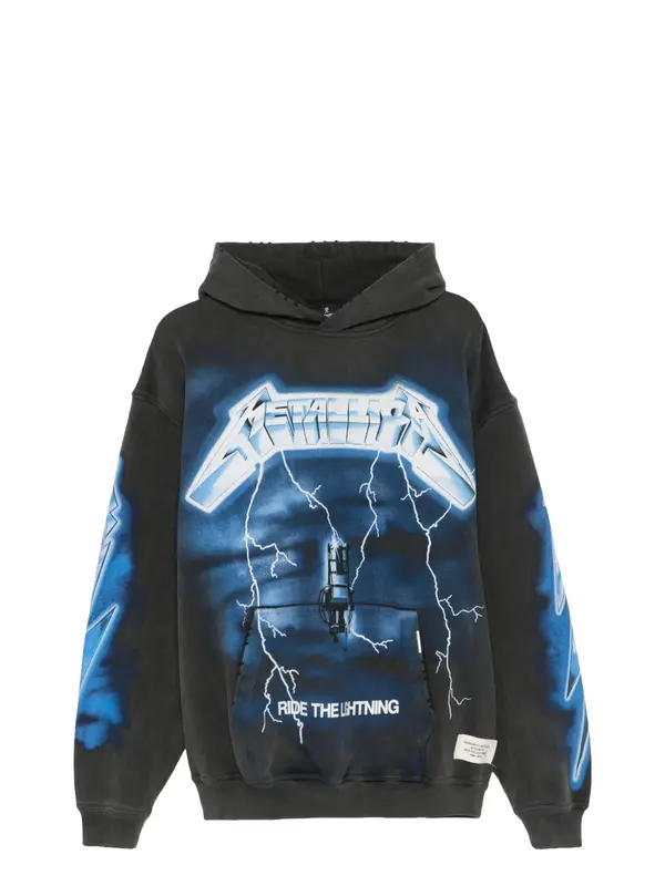 REPRESENT X Metallica Ride The Lightning Hoodie - Grey