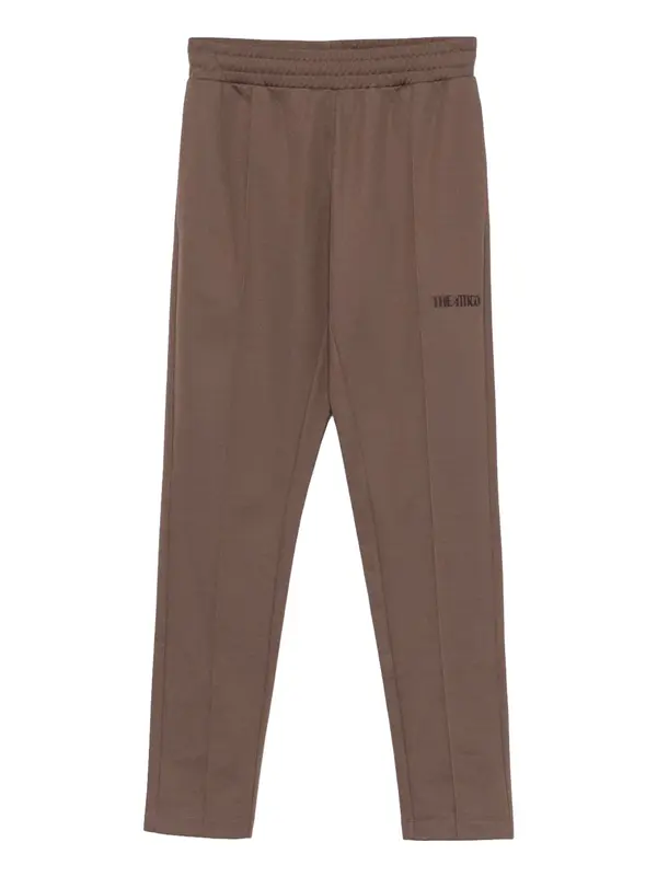 Attico Logo-appliqué Track Pants - Brown